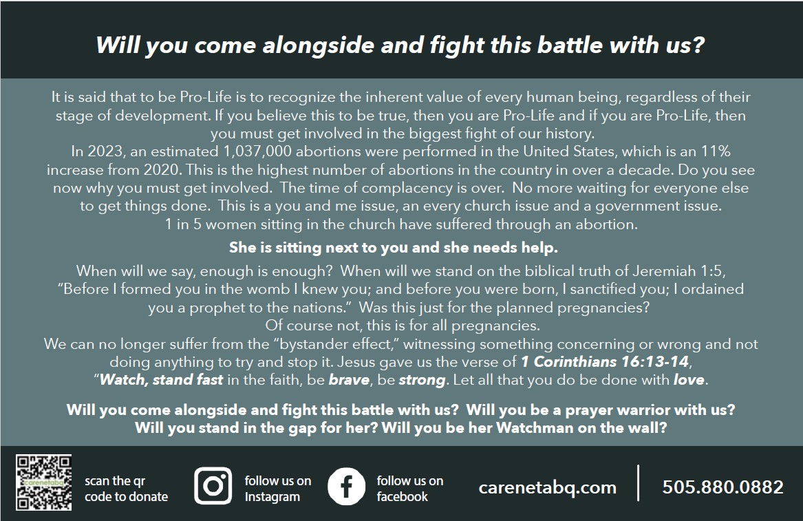 Events | CareNet Pregnancy Center of Albuquerque | Albuquerque, NM